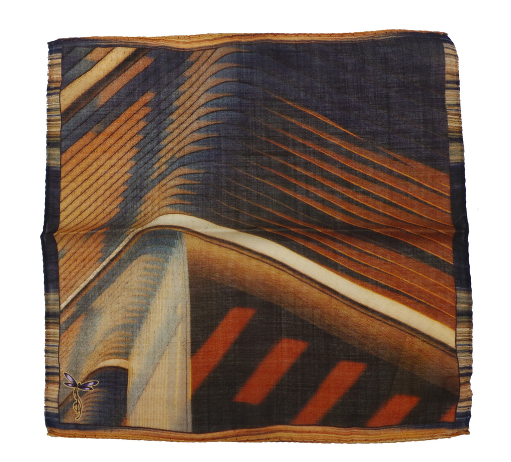 Ruth Graves Silk Wool Print Pocket Square – Seattle Thread Company