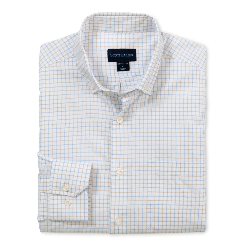 Scott Barber Jacquard Windowpane Shirt – Seattle Thread Company
